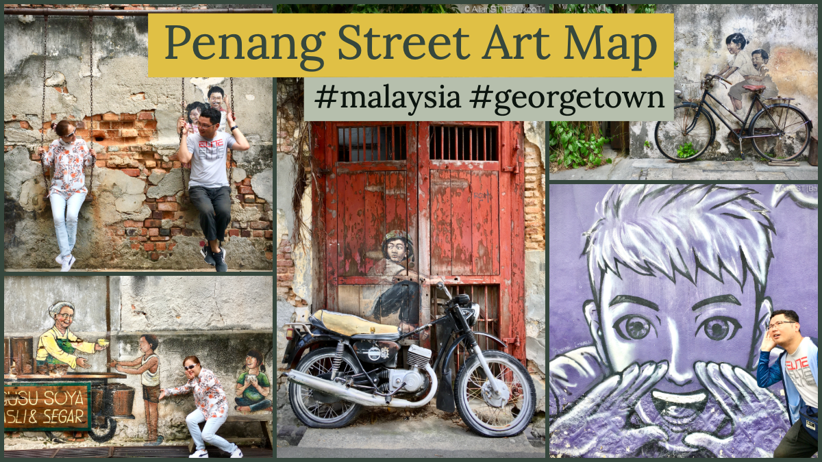 Penang Street Art Map (Malaysia) - Balukoo Travel Blog